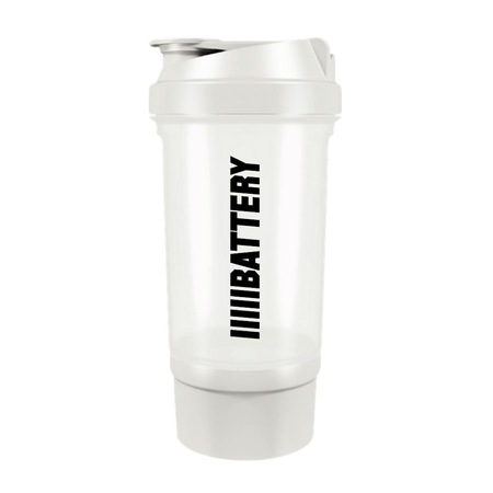 Battery Nutrition Shaker Plus Alb - Shaker 550ml - eMAG.ro