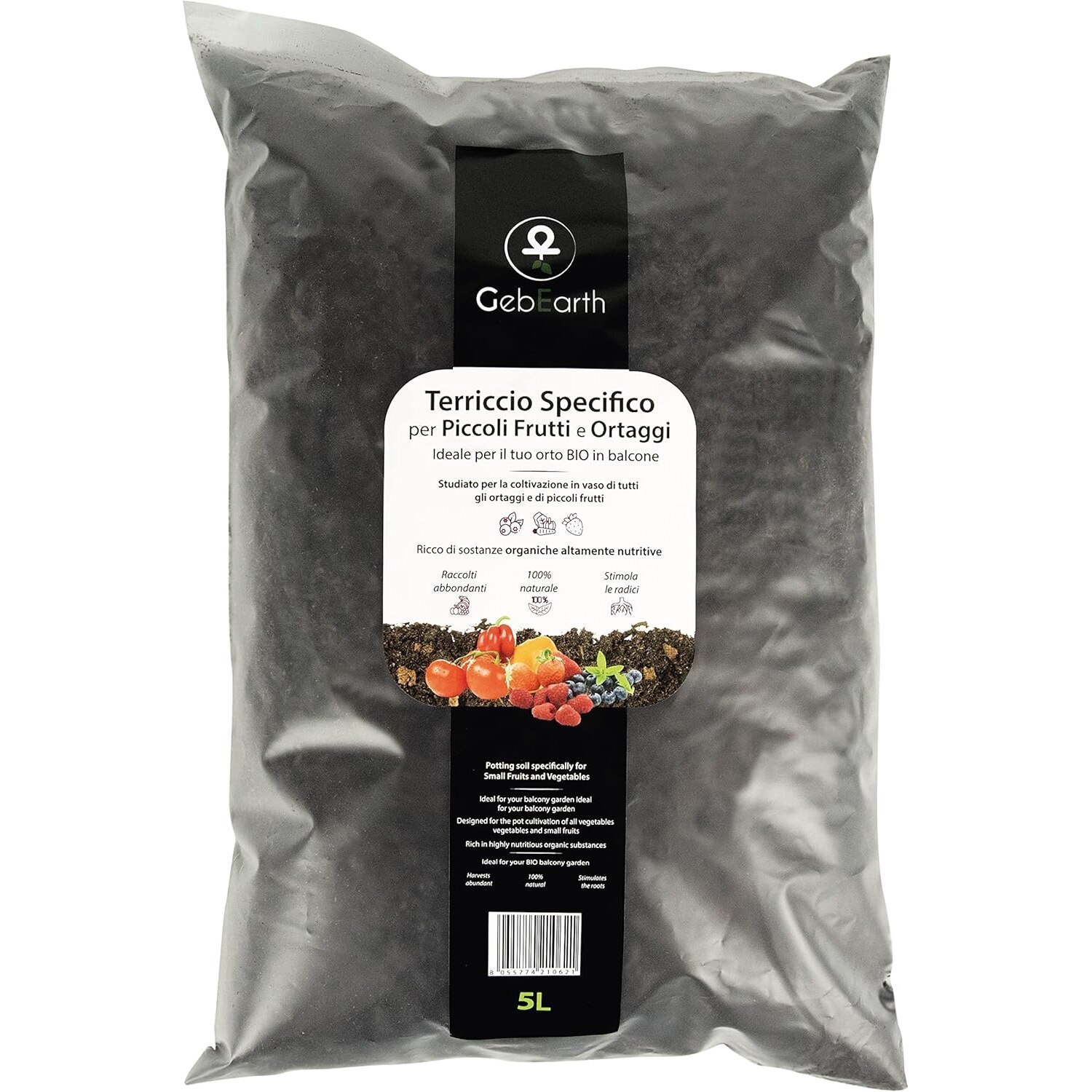 Pamant Legume si Fructe Mici - 5L - GebEarth - eMAG.ro