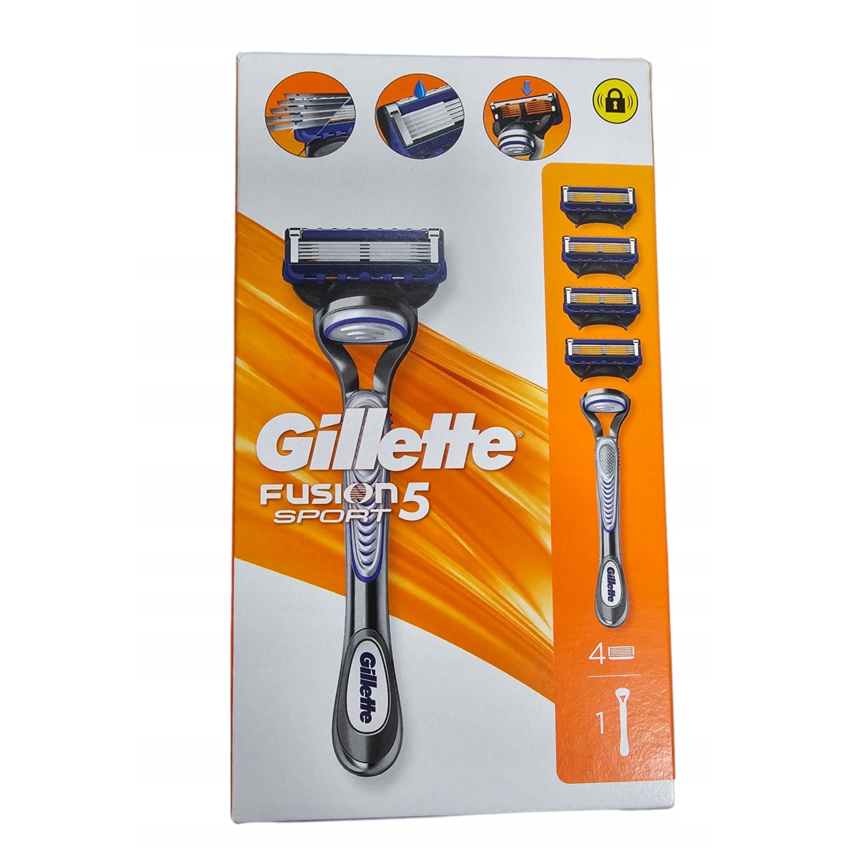 Gillette Fusion Sport 5 borotva penge, 4 db - eMAG.hu