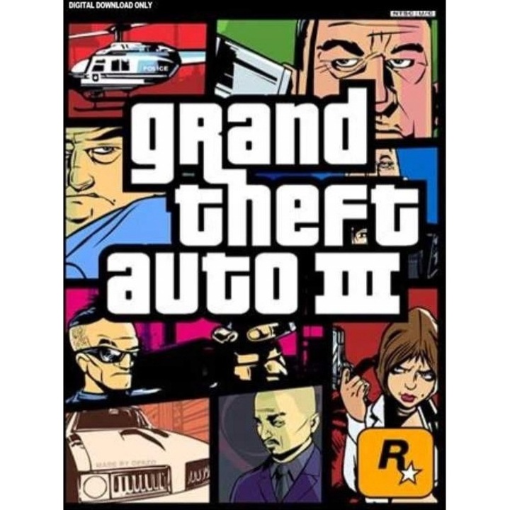 Лиценз За Игра Grand Theft Auto Gta Iii 3 Pc Key Steam (Незабавен Код ...