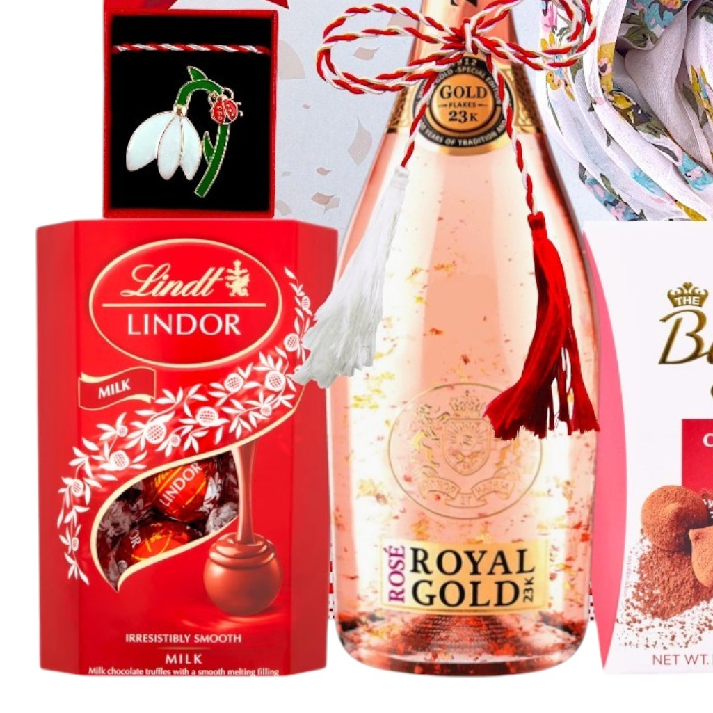 Set Cadou pentru Femei Surprizele Primaverii – 8 Martie Martisor – Vin ...
