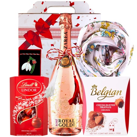 Set Cadou pentru Femei Surprizele Primaverii – 8 Martie Martisor – Vin ...