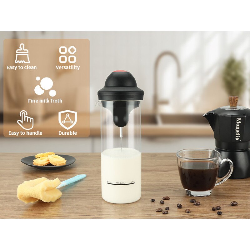 Spumator de lapte electric de ultima generatie, mixer cu cap dublu ...