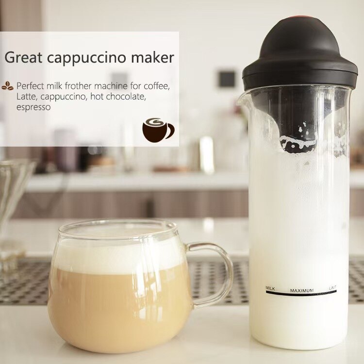 Spumator de lapte electric de ultima generatie, mixer cu cap dublu ...