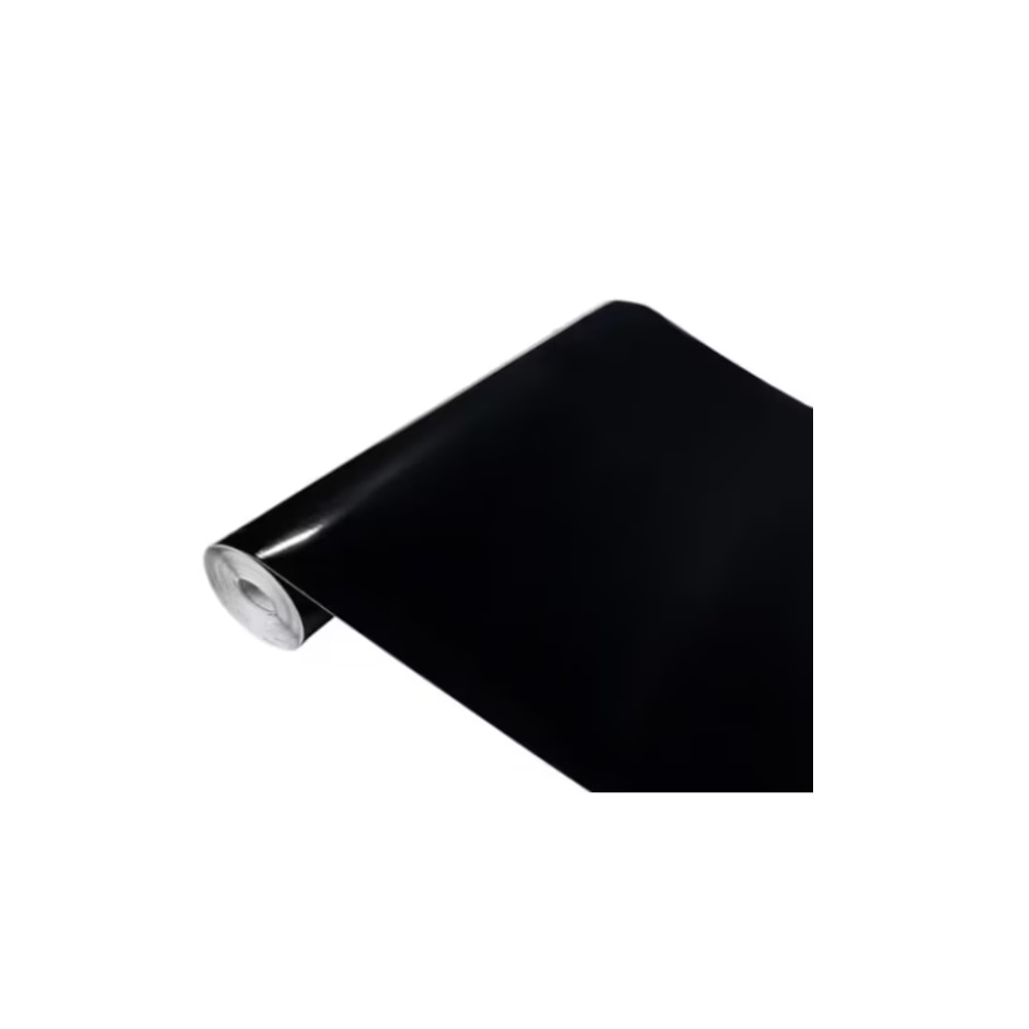 Folie neagra vitrostatica opaca Protectie geam 60 x 300 cm, INELAG ...