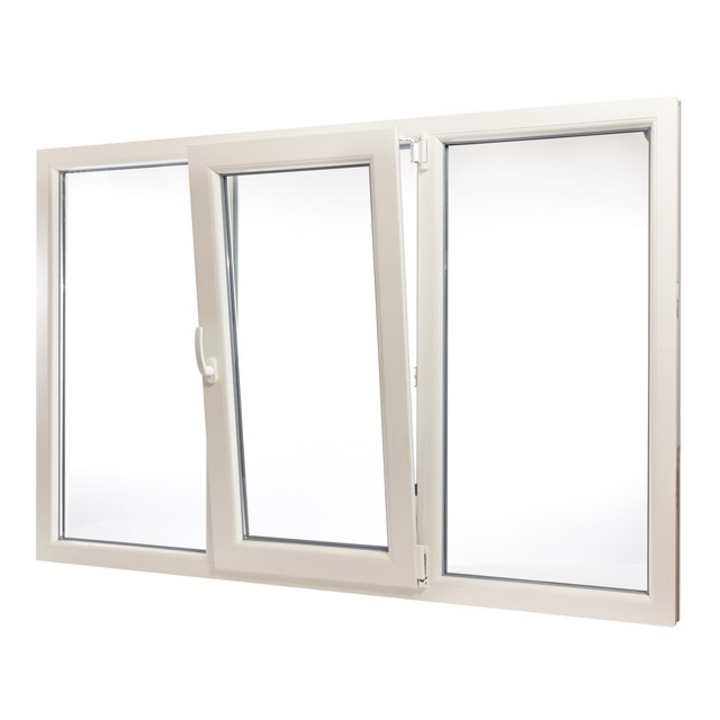 Fereastra PVC Rehau cu geam termopan, Barrier VIVA, culoare alb ...