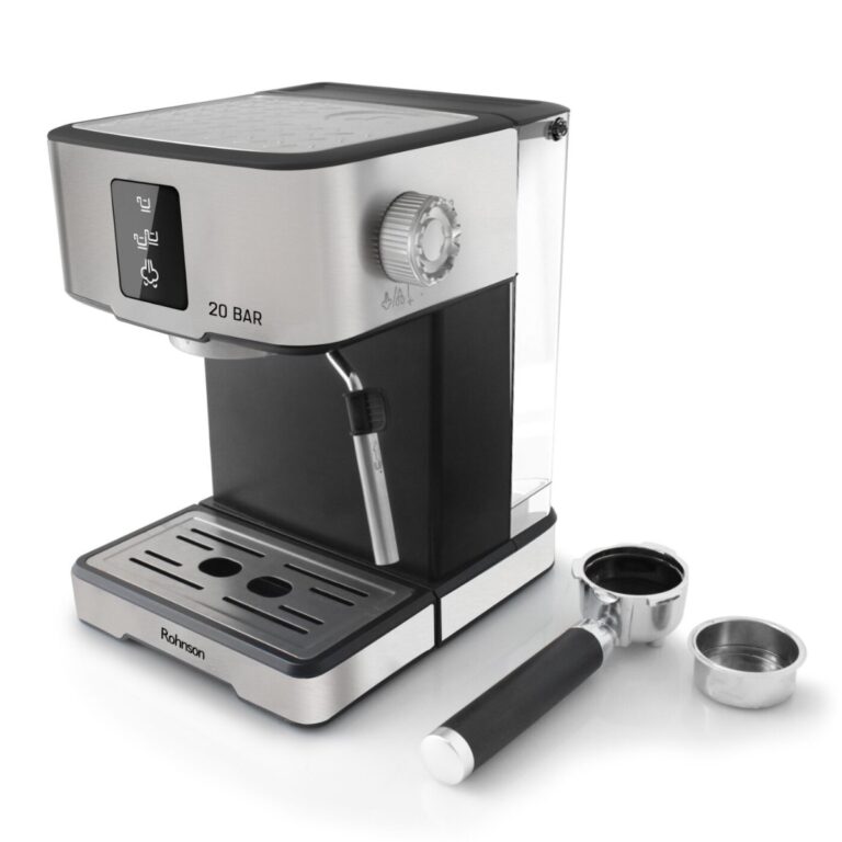 Espressor manual Rohnson R98024, 20 bari, 1400 W, 1.7 L, oprire ...
