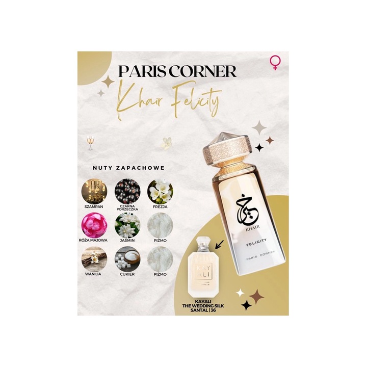 Apa de parfum Paris Corner KHAIR Felicity unisex 100 ml - eMAG.ro