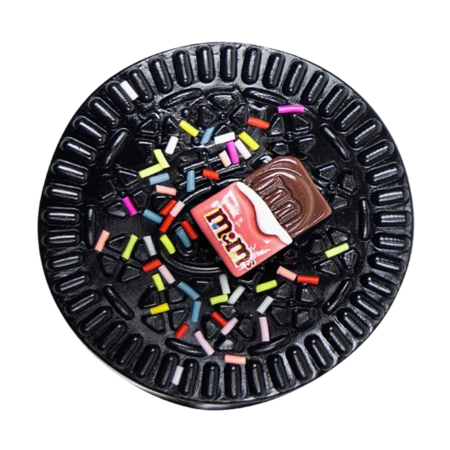 Jucarie squishy moale cu textura de revenire lenta VICTINY® negru alb ...