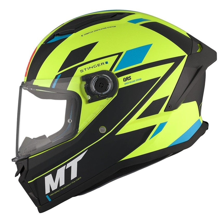 MT Stinger 2 full face motoros sisak, matt sárga, 57-58cm - eMAG.hu