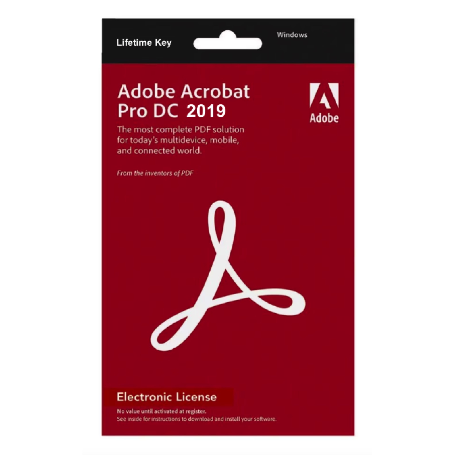 Licenta Adobe Acrobat PRO 2019, Cheie Electronica Permanenta, 1 PC ...