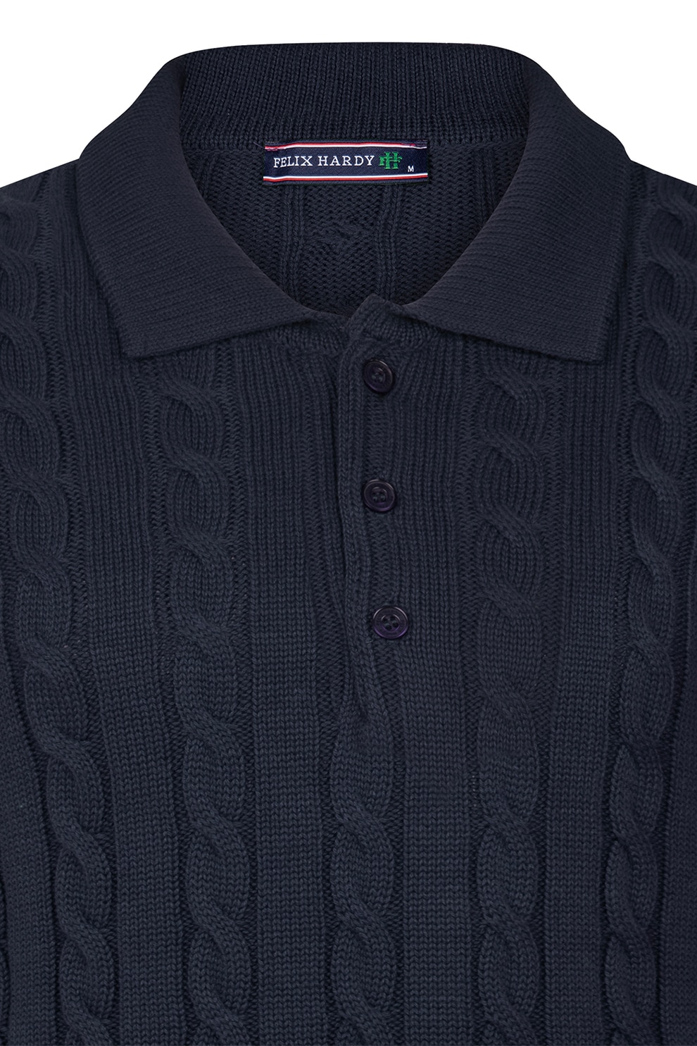 Felix Hardy, Pulover polo cu model torsade - eMAG.ro