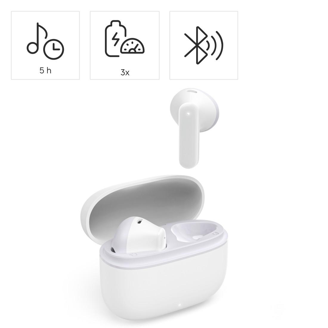 Hama Bluetooth fejhallgató "Freedom Light II", Bluetooth, TWS, fehér ...