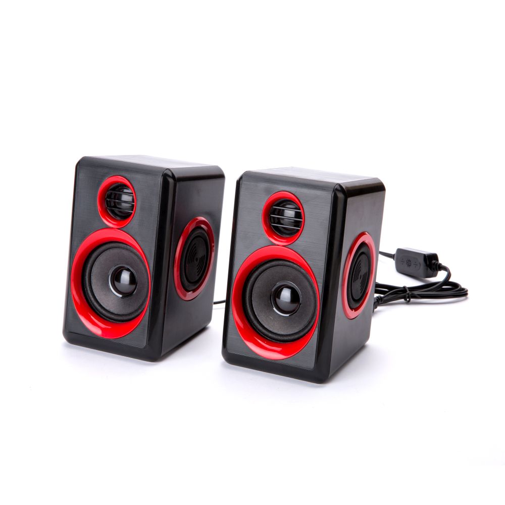 Boxe computer Royal FT-165, 10W, Negru / Rosu - eMAG.ro