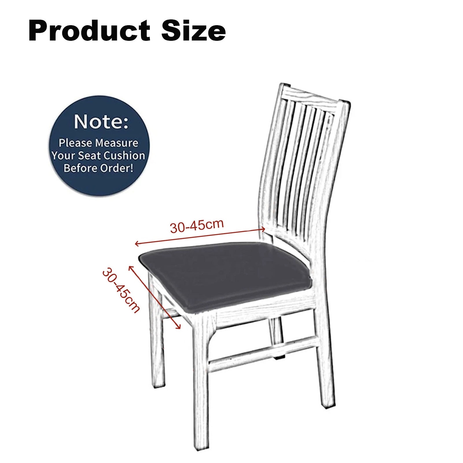 Set 4 Huse Scaun, SINBINTA, Huse pentru scaune elastice, Gros, Moale ...