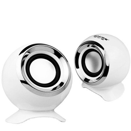 Boxe Creative，Mini difuzor，2.0，3W，pentru laptop，Cadou，USB，Alb - eMAG.ro