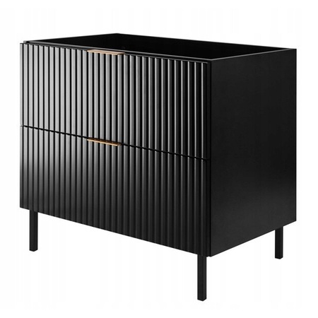 Dulap de baie RODAN, FLOW 80, MDF, De sine statator, Soft close/Spatiu ...