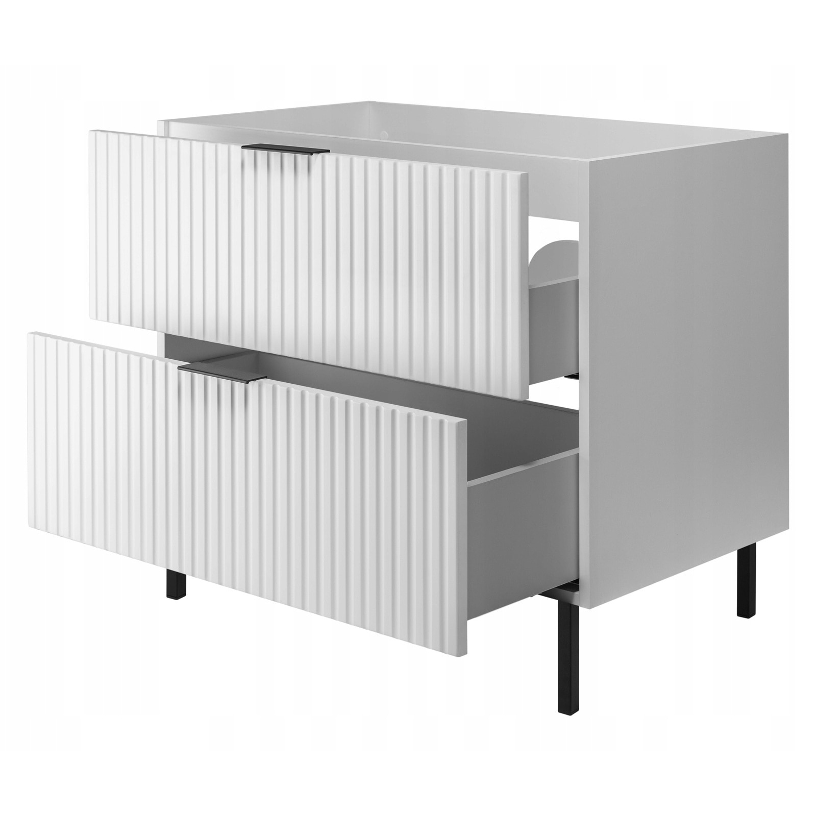 Dulap de baie RODAN, FLOW 80, MDF, De sine statator, Soft close/Spatiu ...
