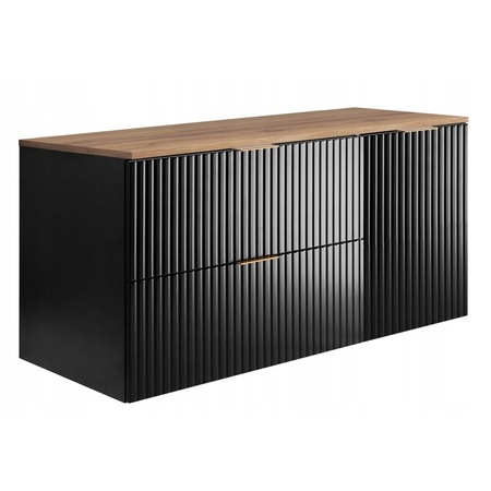 Dulap de baie RODAN, FLOW 80 2S, MDF, De sine statator, Soft close ...