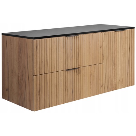 Dulap de baie RODAN, FLOW 80 2S, MDF, De sine statator, Soft close ...