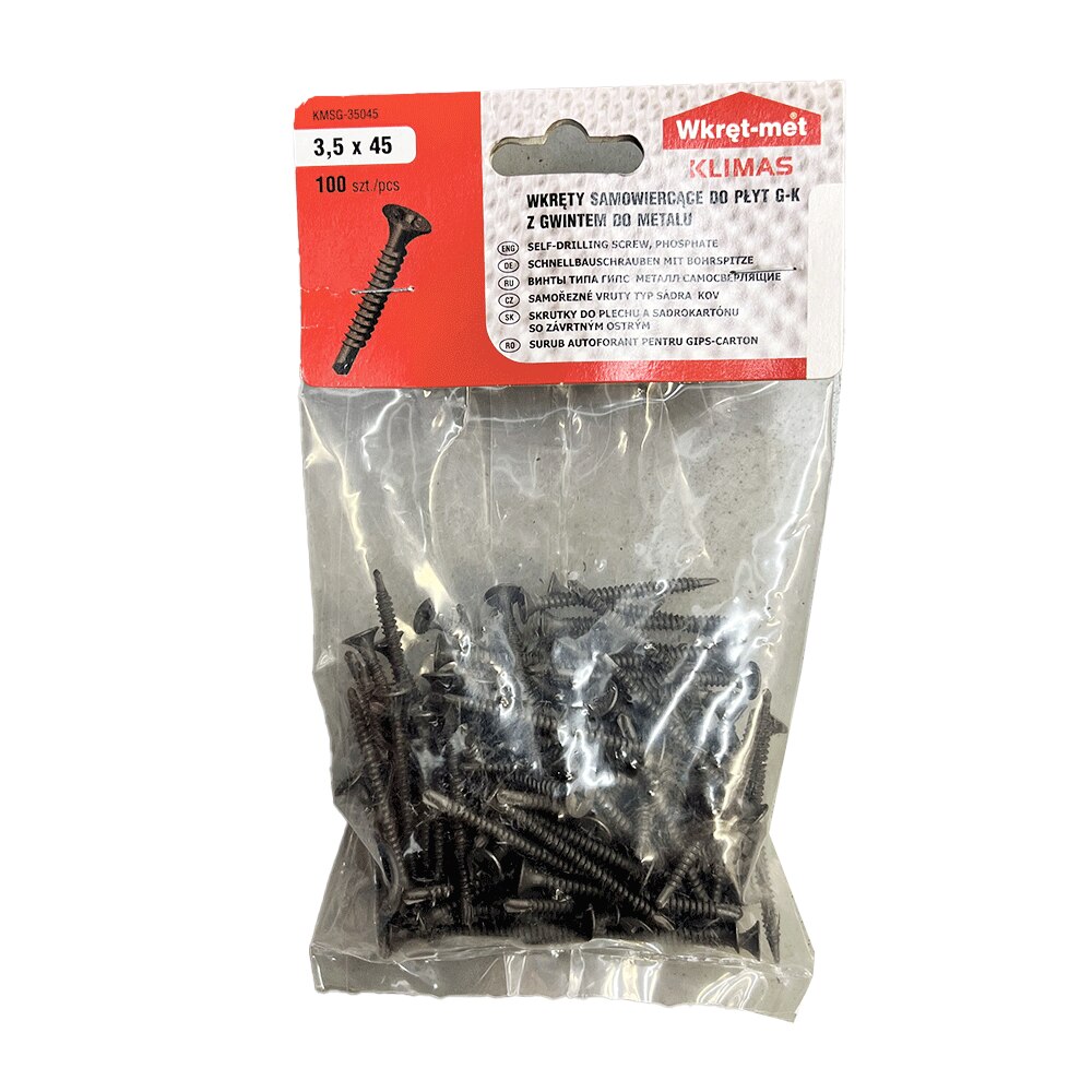 Set 100 suruburi pentru montaj usi si ferestre, cap inecat TX-30, 7.5 x ...