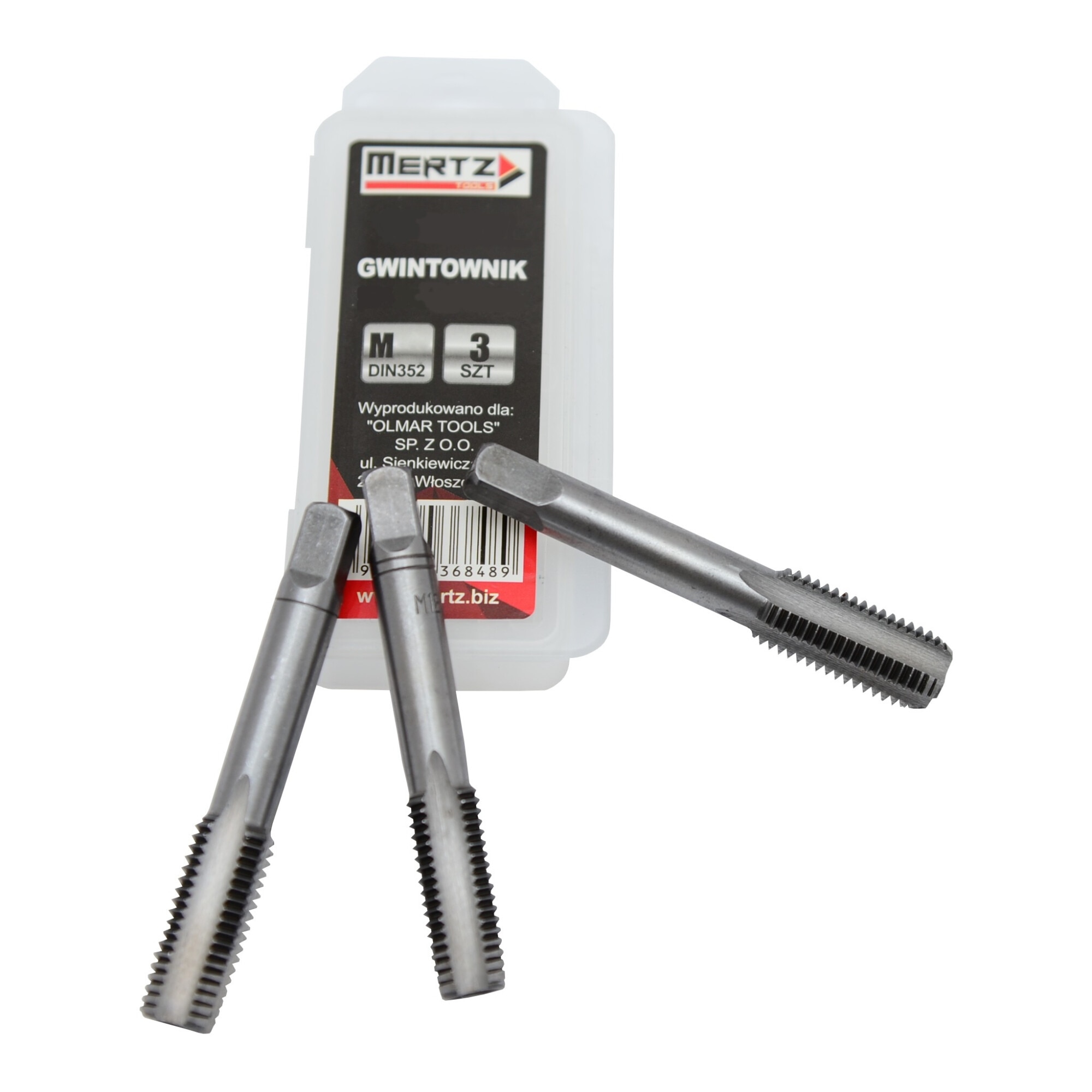 Tarod manual Mertz pentru reparatii durabil M3 DIN352 M2055 set de 3 ...