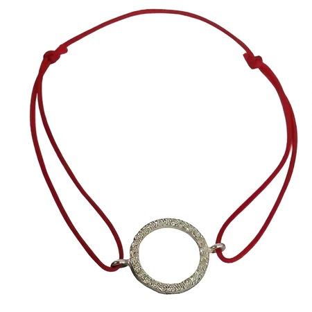 Bratara cu nod dublu din Argint 925, model Cerc Mare cu pietre - eMAG.ro