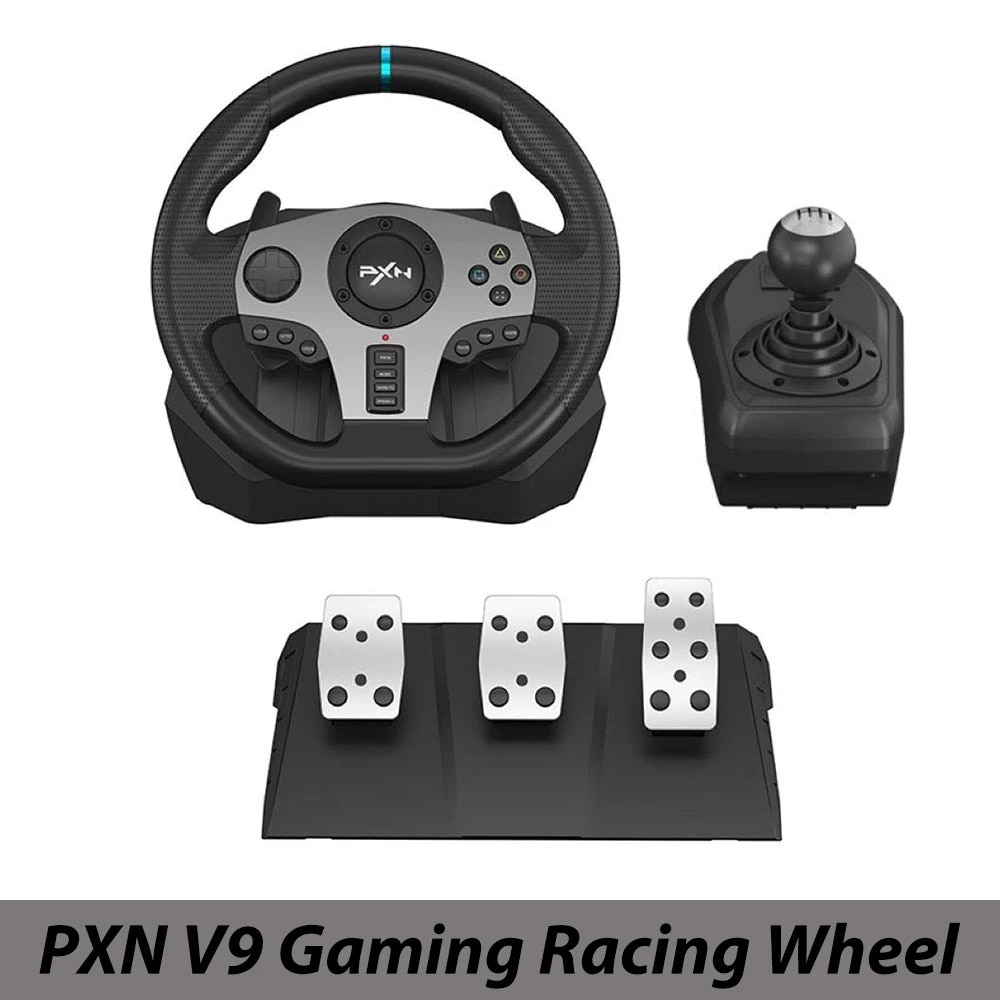 Volan de gaming, 270/900 rotatie, compatibilitate multiplatforma - eMAG.ro