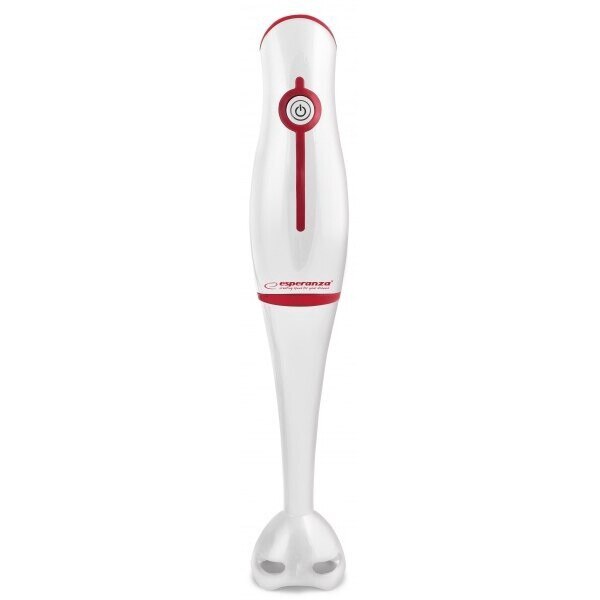 Blender manual Esperanza Frappe, rosu, inox, ergonomic - eMAG.ro