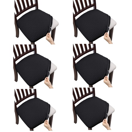 Set 6 Huse Scaun, SINBINTA, Huse pentru scaune elastice, Impermeabil ...