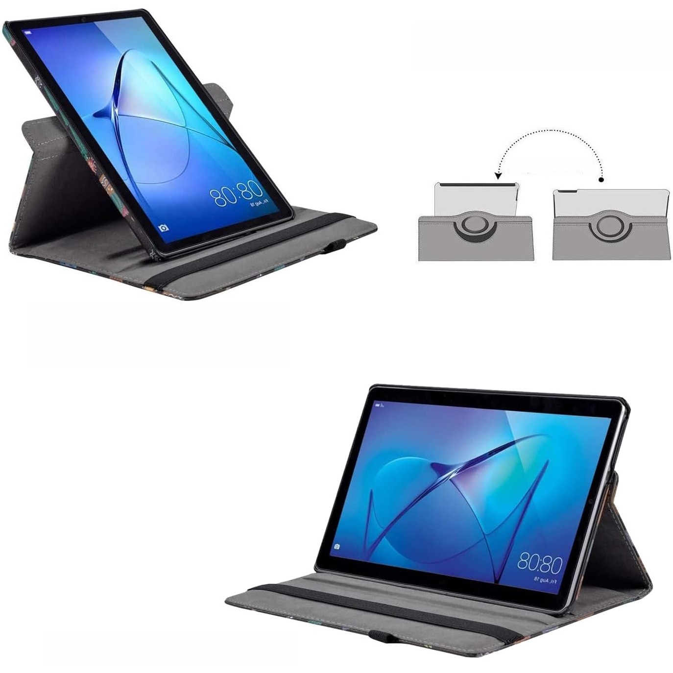 HUSA 360 pentru LENOVO TAB M11 10.95" 11" TB330FU TB330XU TB331FC NEGRU ...