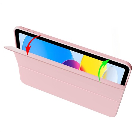 Husa tableta, Compatibil cu iPad 10.9 inch 2022, Roz, Disiparea ...