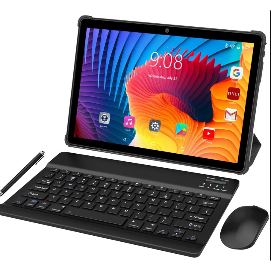 Tablet 10.1 inch, 4+64GB, procesor octa-core, gri, 243x162.4x7.9mm, set ...