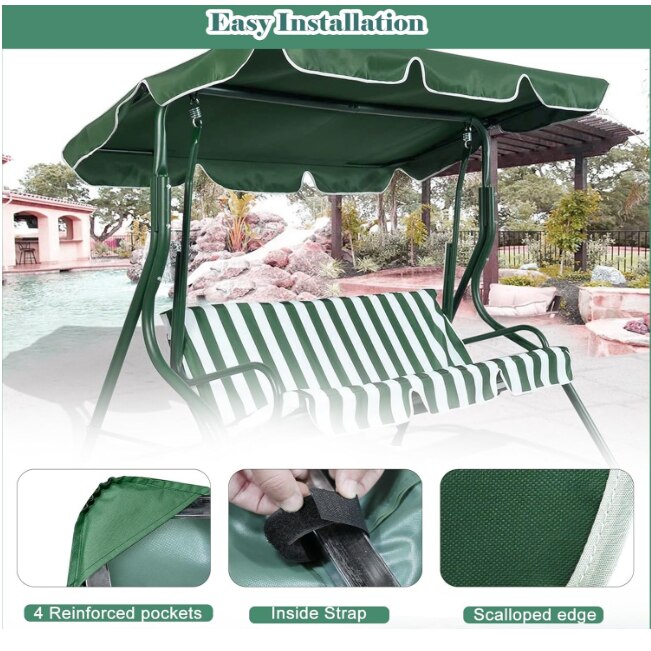 Copertina de rezerva leagan gradina, Ideal pentru balansoar cu 2 / 3 ...