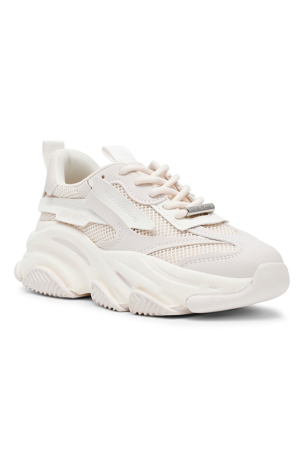Steve Madden, Pantofi sport Possession cu aspect masiv si insertii din ...