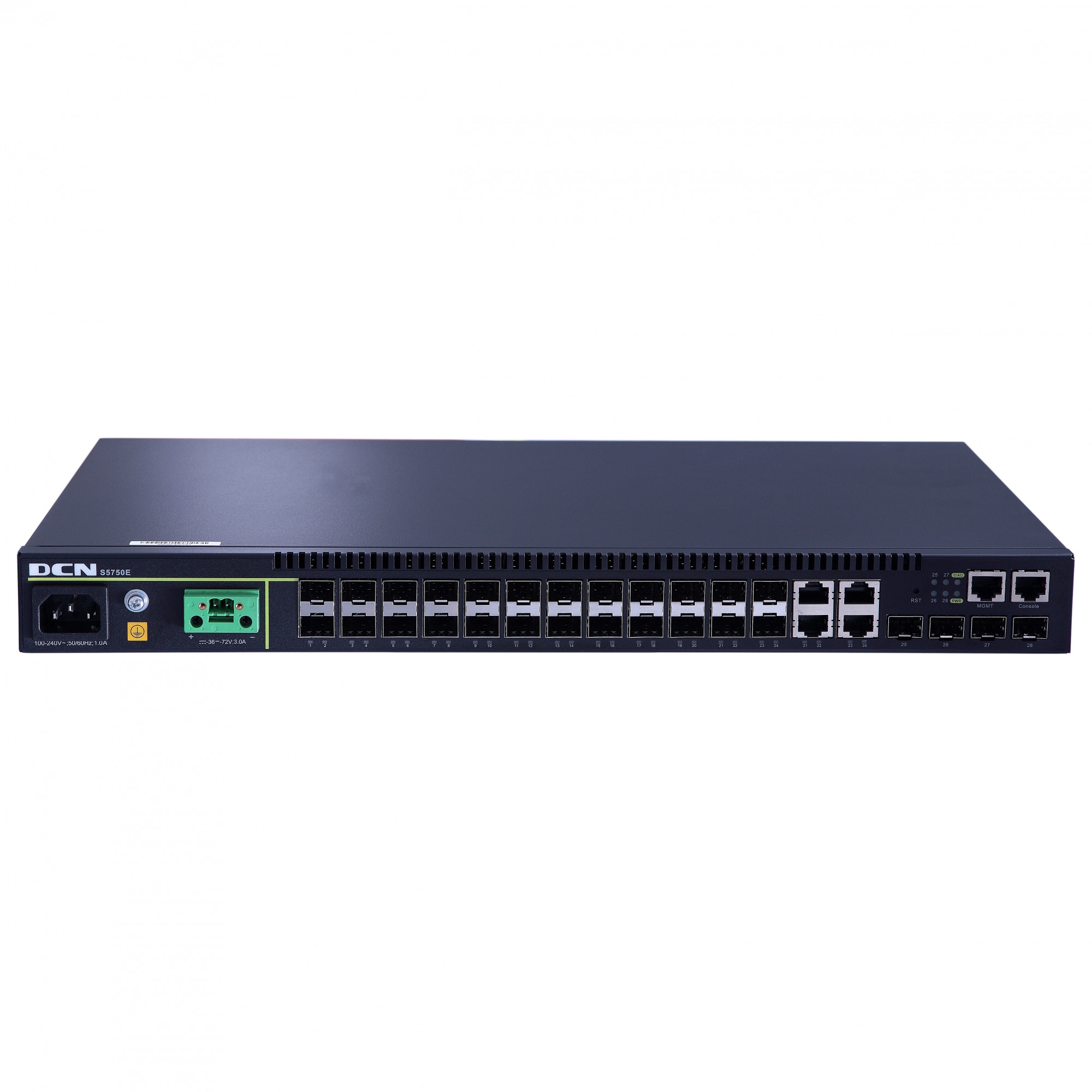 Switch DCN S5750E-28X-SI-24F-D, Layer 3 Lite, Gigabit, 20 x SFP + 4 x ...
