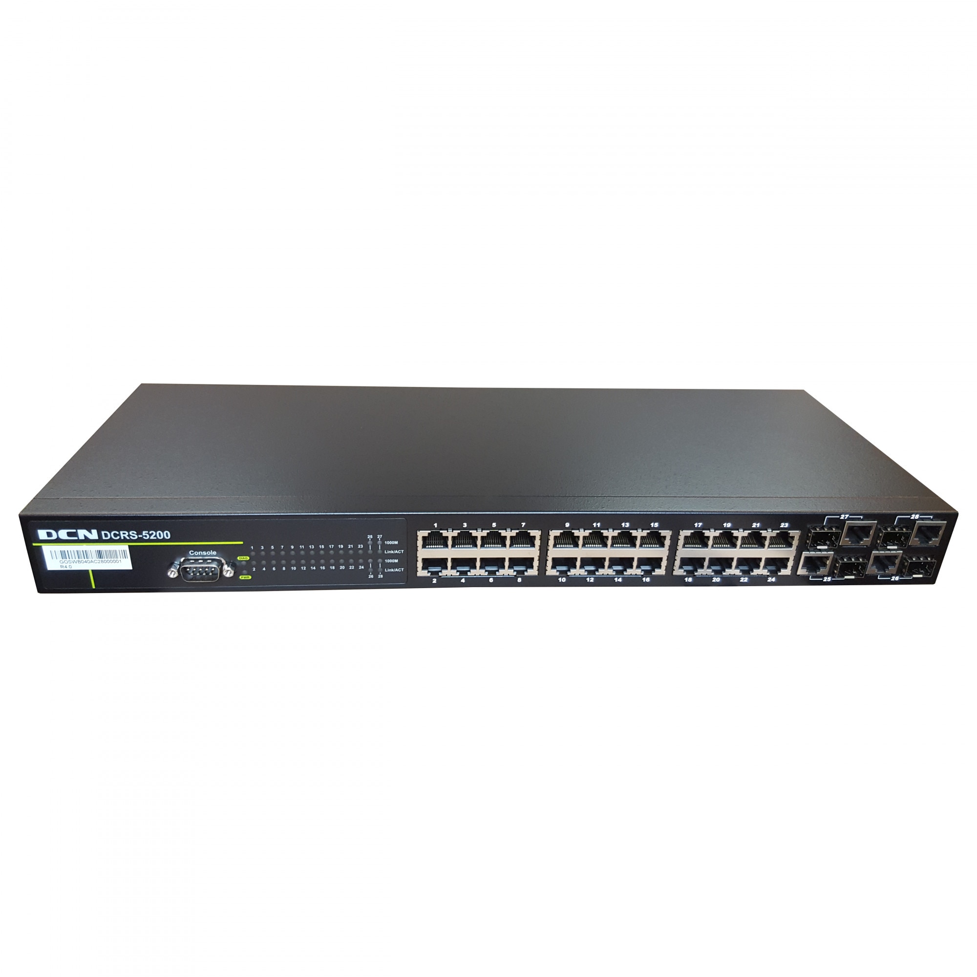 Switch DCN DCRS-5200-28, Layer 3, stackabil, Fast Ethernet, 24 x 10/100 ...