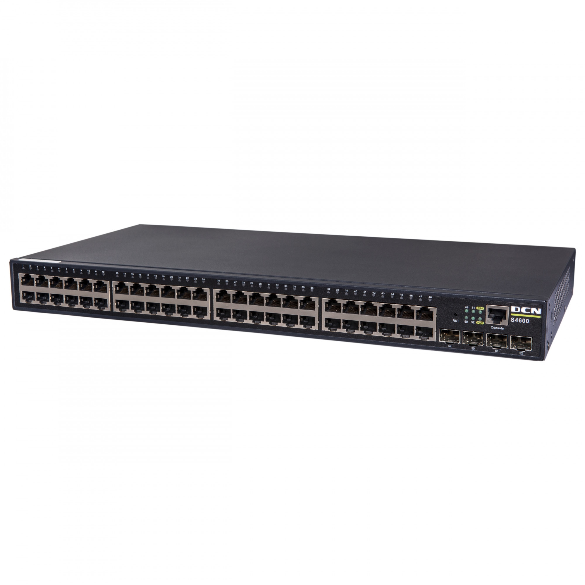 Switch DCN S4600-52P-SI, Layer 2, Gigabit, 48 x 10/100/1000Base-T + 4 x ...