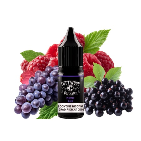 Lichid Tigara Electronica Cuttwood 10 ml, nicotina 20mg - Purple Rain - eMAG.ro