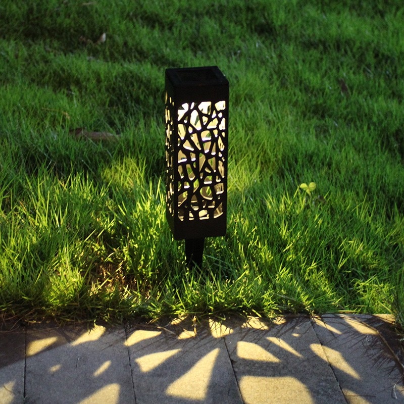 Lampa solara LED de tip felinar pentru gradina sau terasa, Ray of Light ...