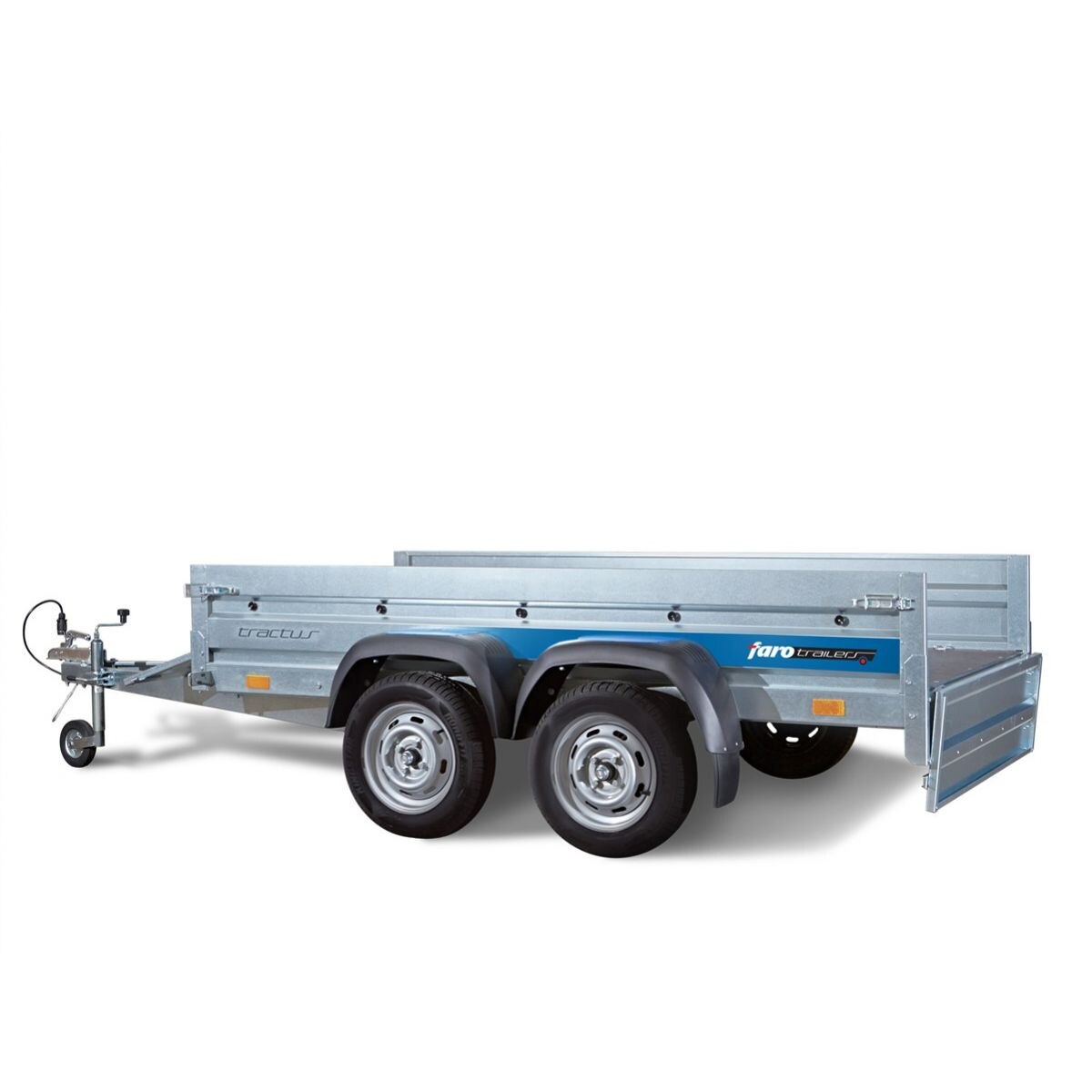 Remorca marca Faro Solidus, 2 axe, 750 kg, picior de sprijin - eMAG.ro