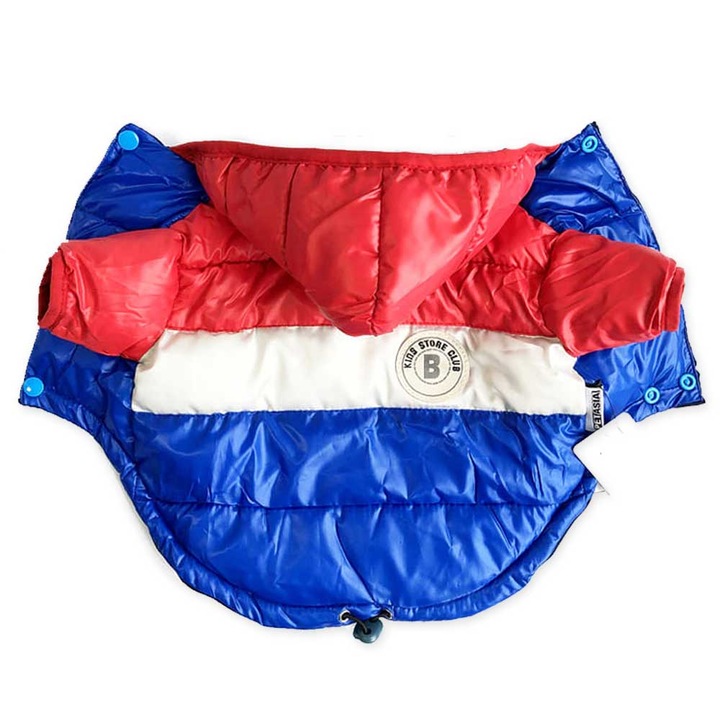 Geaca impermeabila, Rosu/Alb/Albastru - 2XL, 35 cm, 6 - 8kg, #HC425 ...