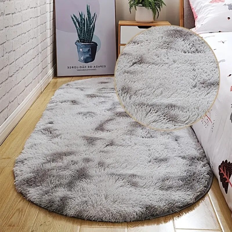 Covor moale, material pufos si prietenos cu pielea, design elegant ...