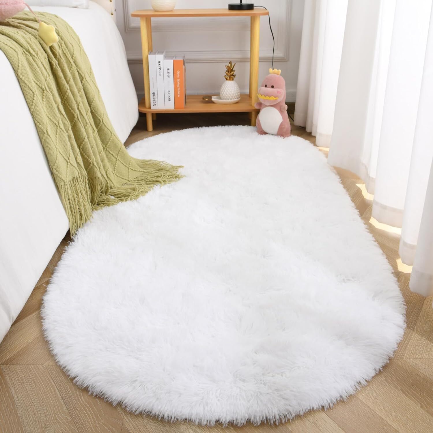 Covor moale, material pufos si prietenos cu pielea, design elegant ...