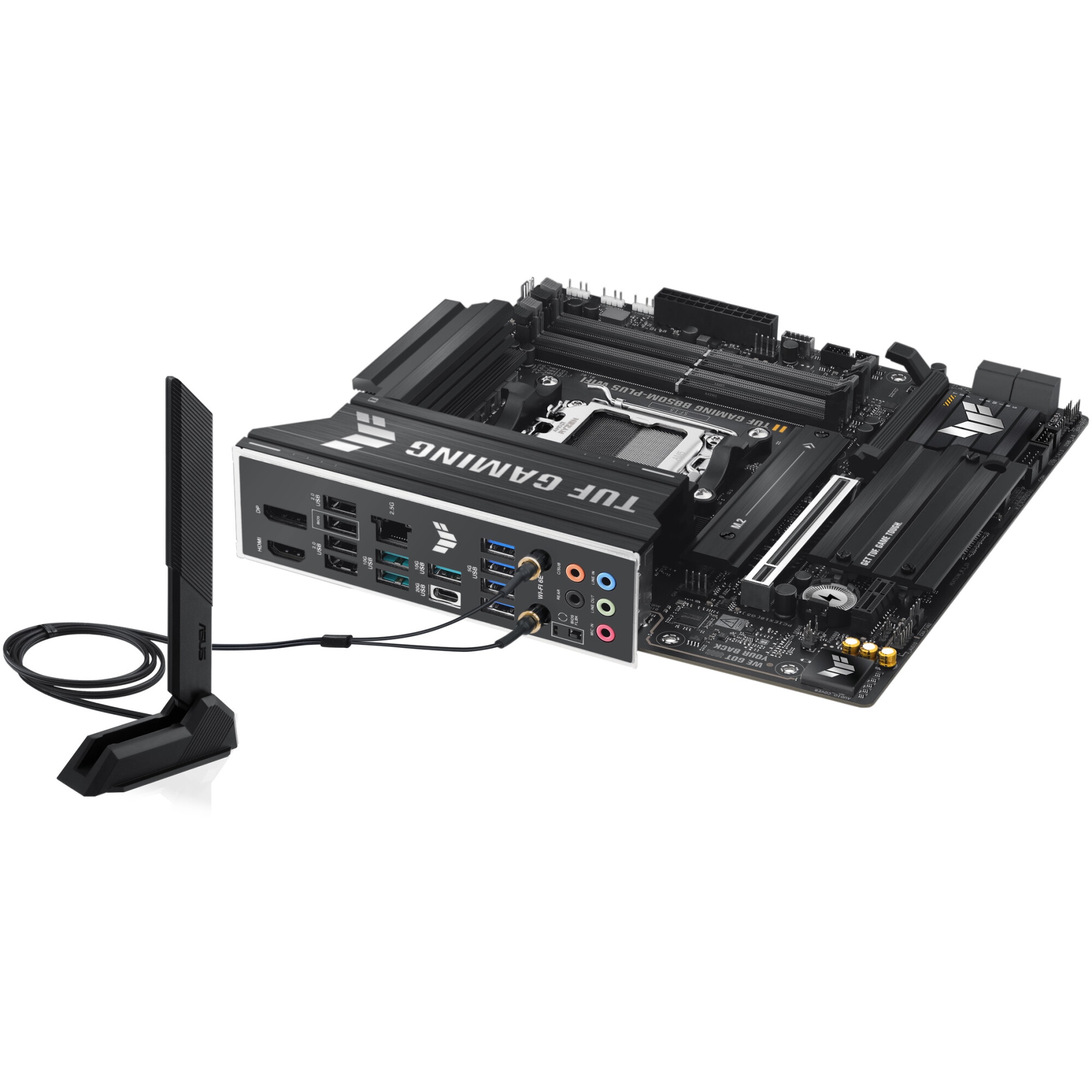 Дънна платка ASUS TUF GAMING B850M-PLUS WIFI, Socket AM5 - eMAG.bg