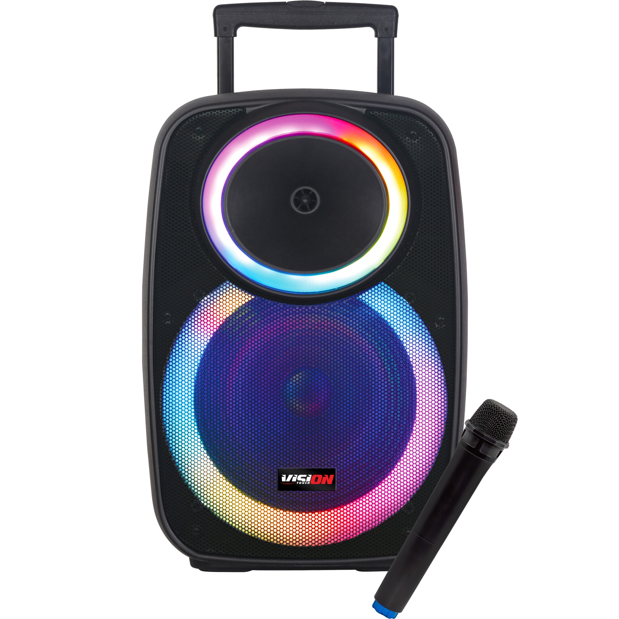 Boxa Karaoke Vision Touch VBPK40W01N, 40W, Microfon inclus, Negru - eMAG.ro