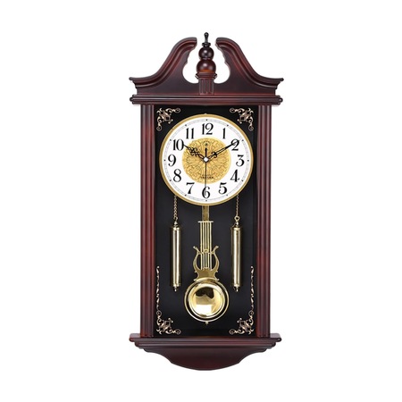 Ceas de perete cu pendul in stil baroc, 65 cm inaltime - eMAG.ro