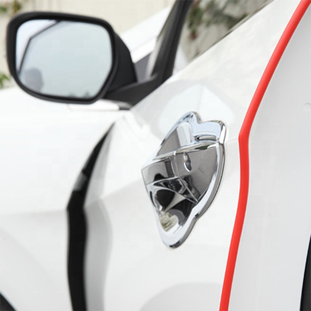 Cheder de protectie muchii caroserie 5 metri rosu - eMAG.ro