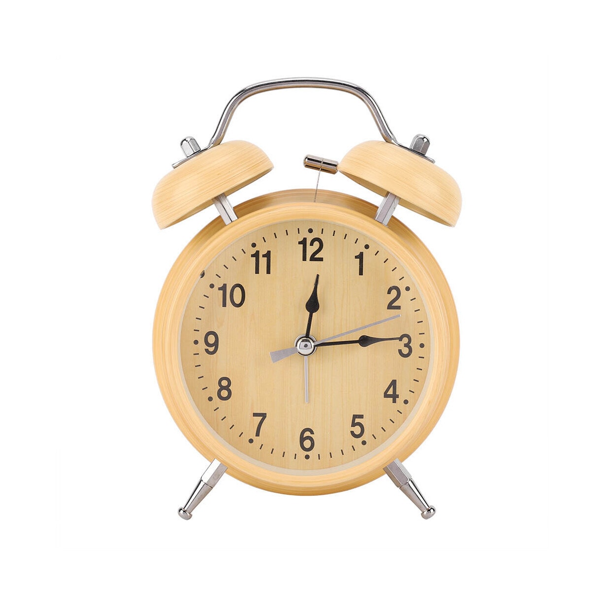 Ceas de masa mecanic retro, natur, 13cm - eMAG.ro