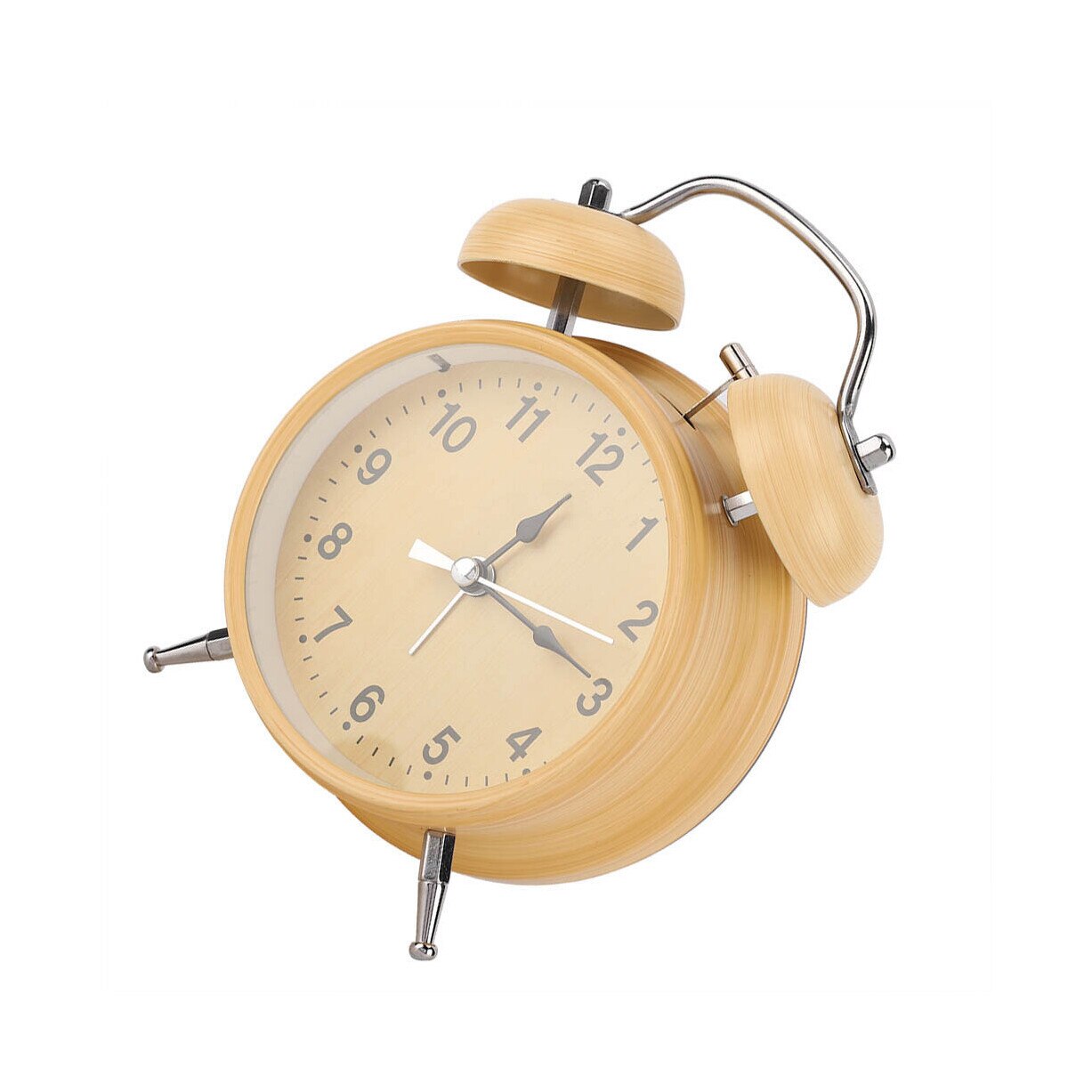 Ceas de masa mecanic retro, natur, 13cm - eMAG.ro